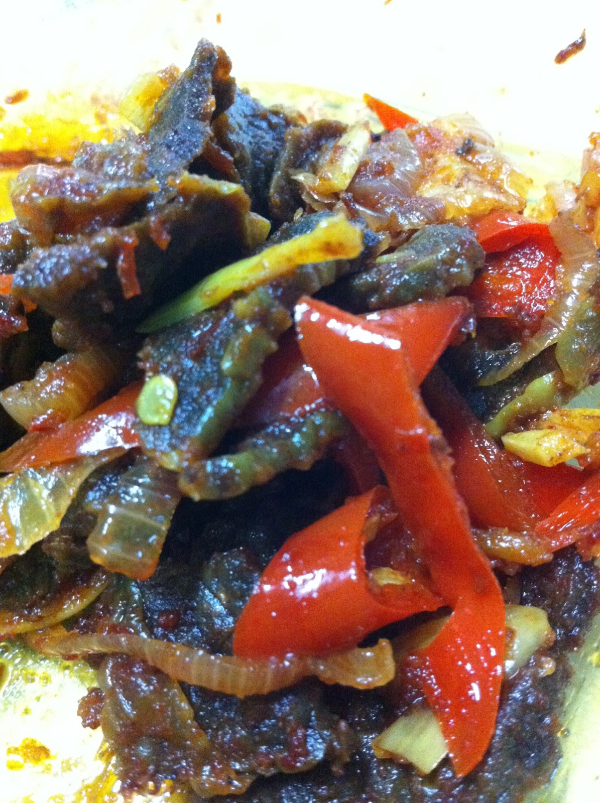 Mak Lang's Recipes Galore: lempung/paru goreng berlada